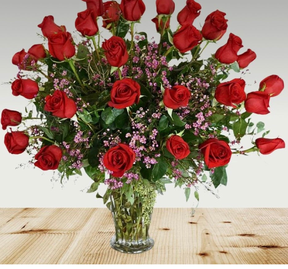 4 Dozen Roses – Ree's Florist & Gifts (864) 852-6330